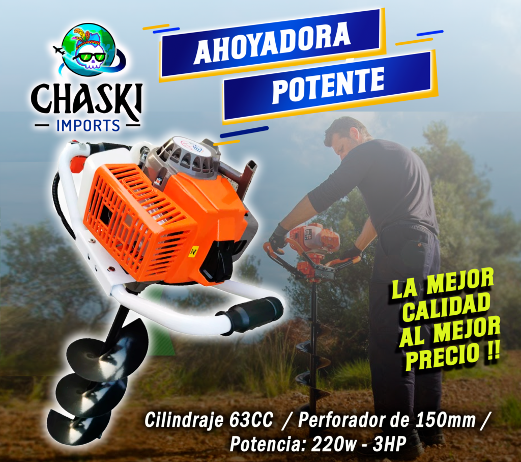 Ahoyadora de Tierra a gasolina - Chaski Imports Ecuador
